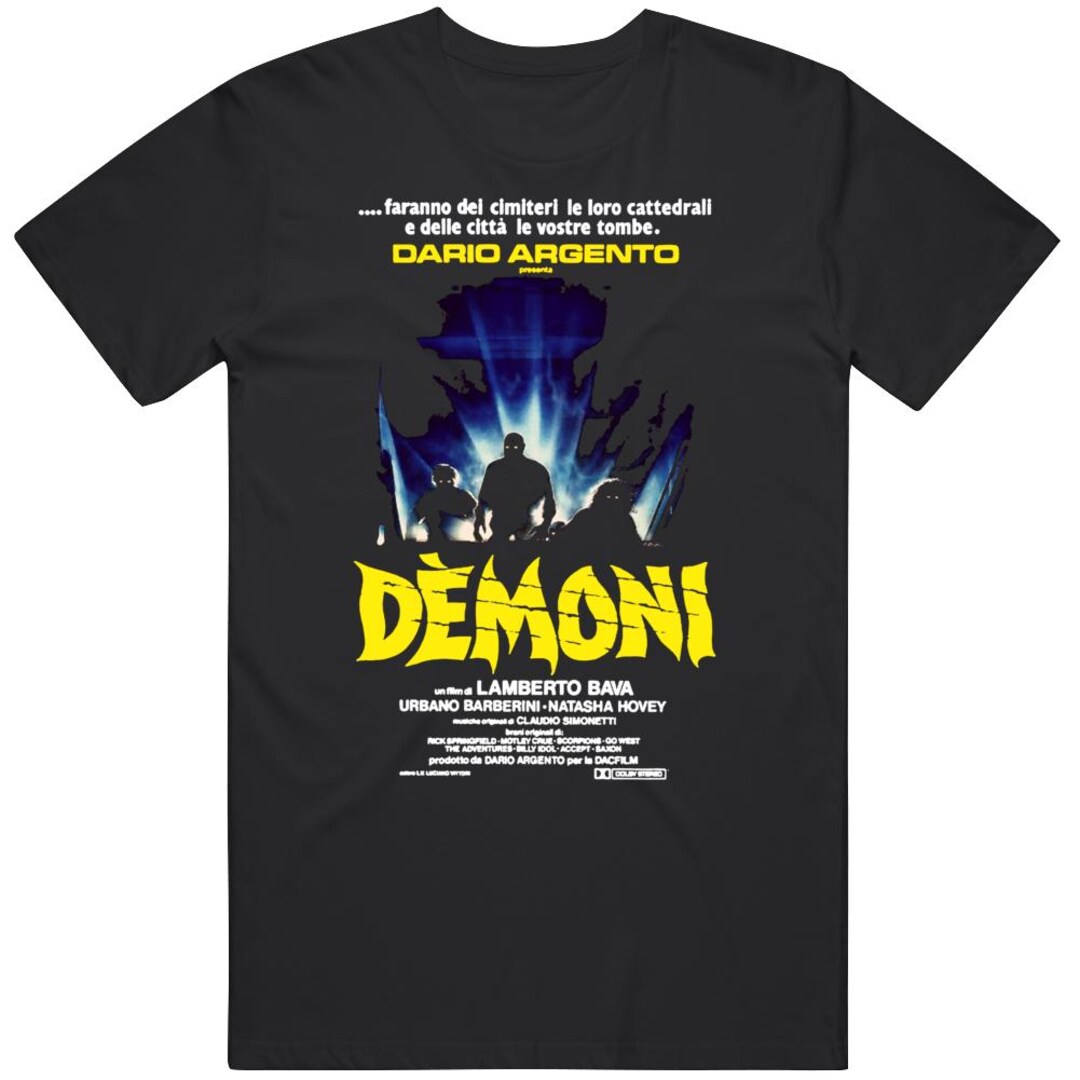 Demoni Demons Dario Argento 1985 Retro Classic Horror Fan T Shirt - Etsy