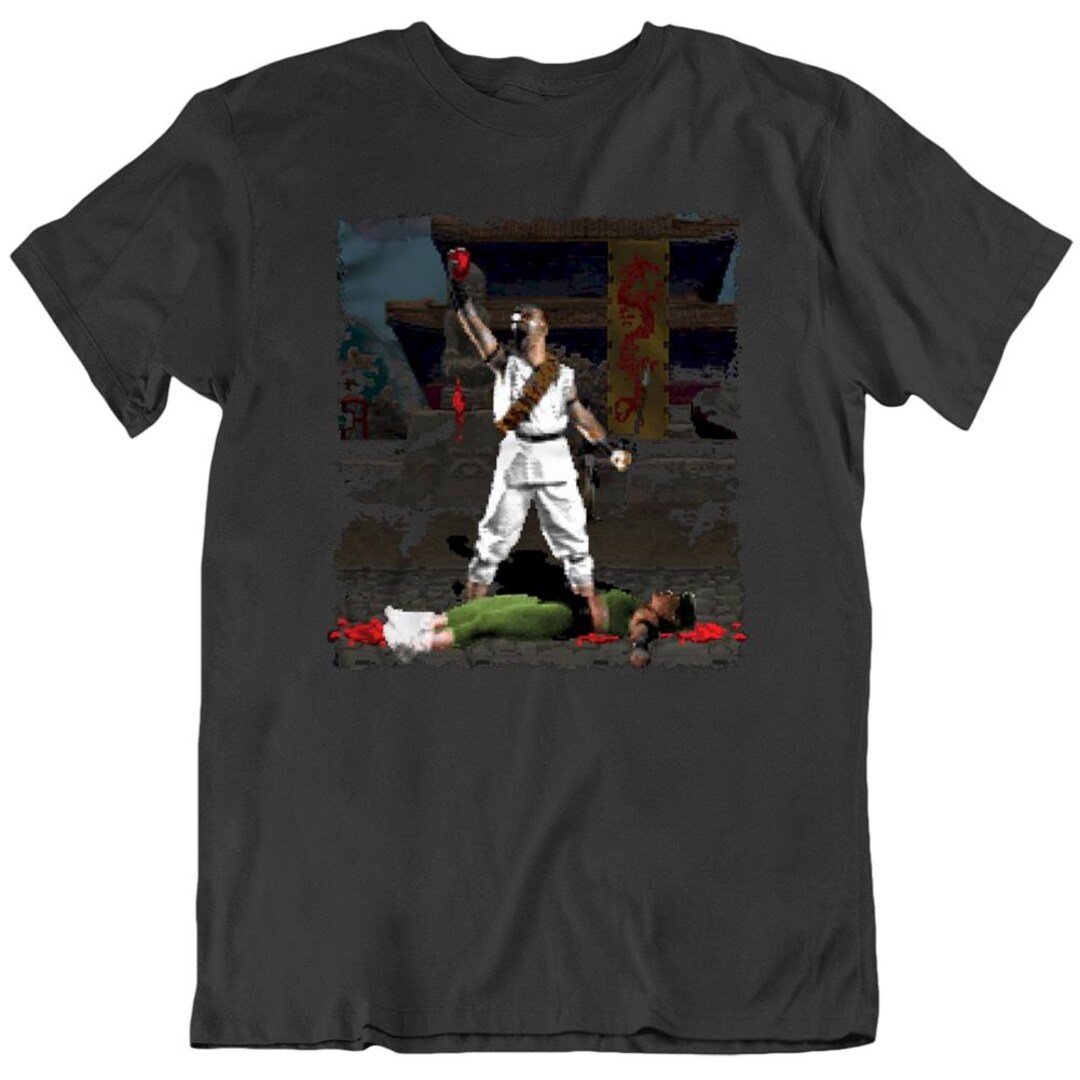 Mortal Kombat Retro Classic Fatality Kano Heart Rip Fan T Shirt - Etsy