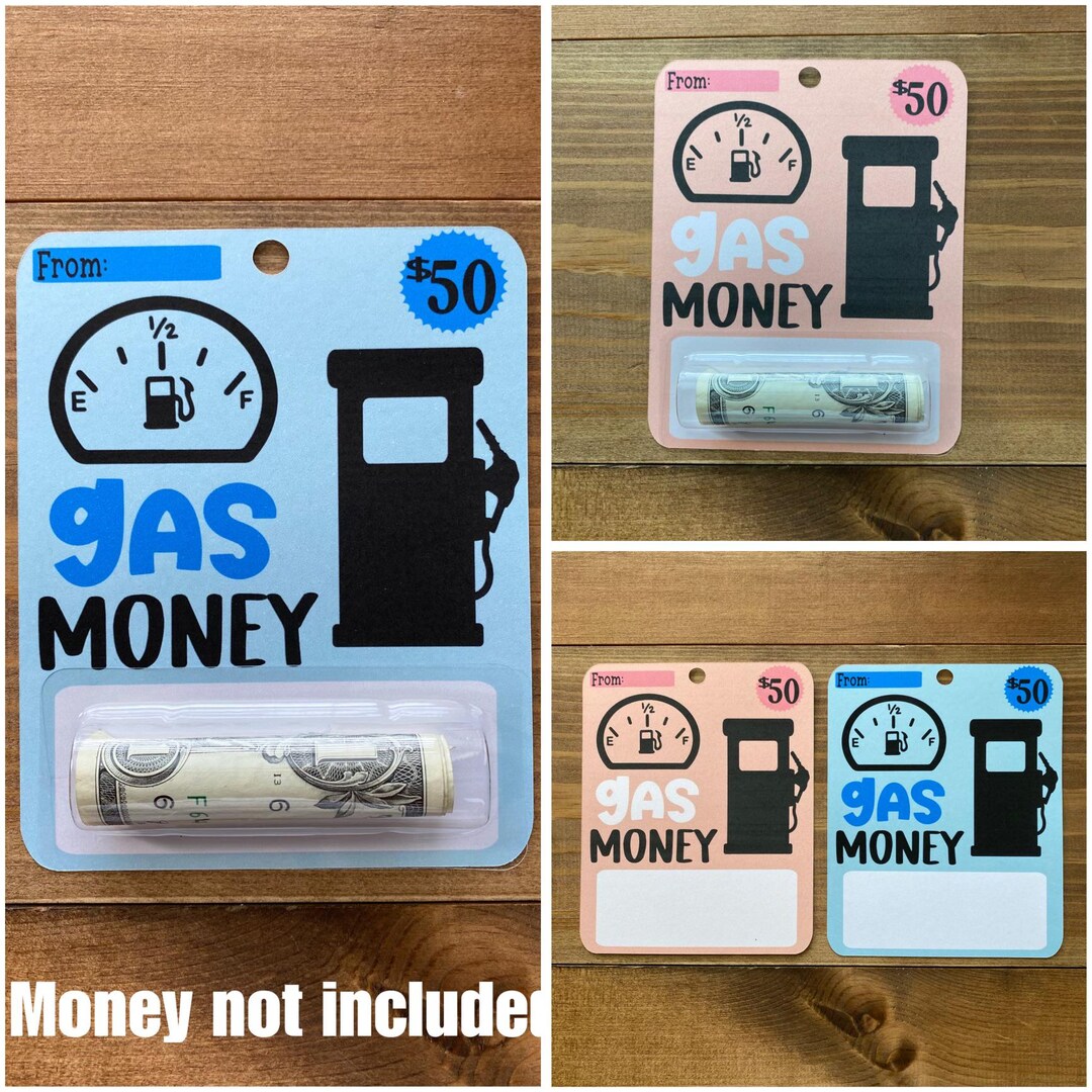 Gas Money Card/gift Cards/ Money Cards/graduation Gift/ Graduation Card ...