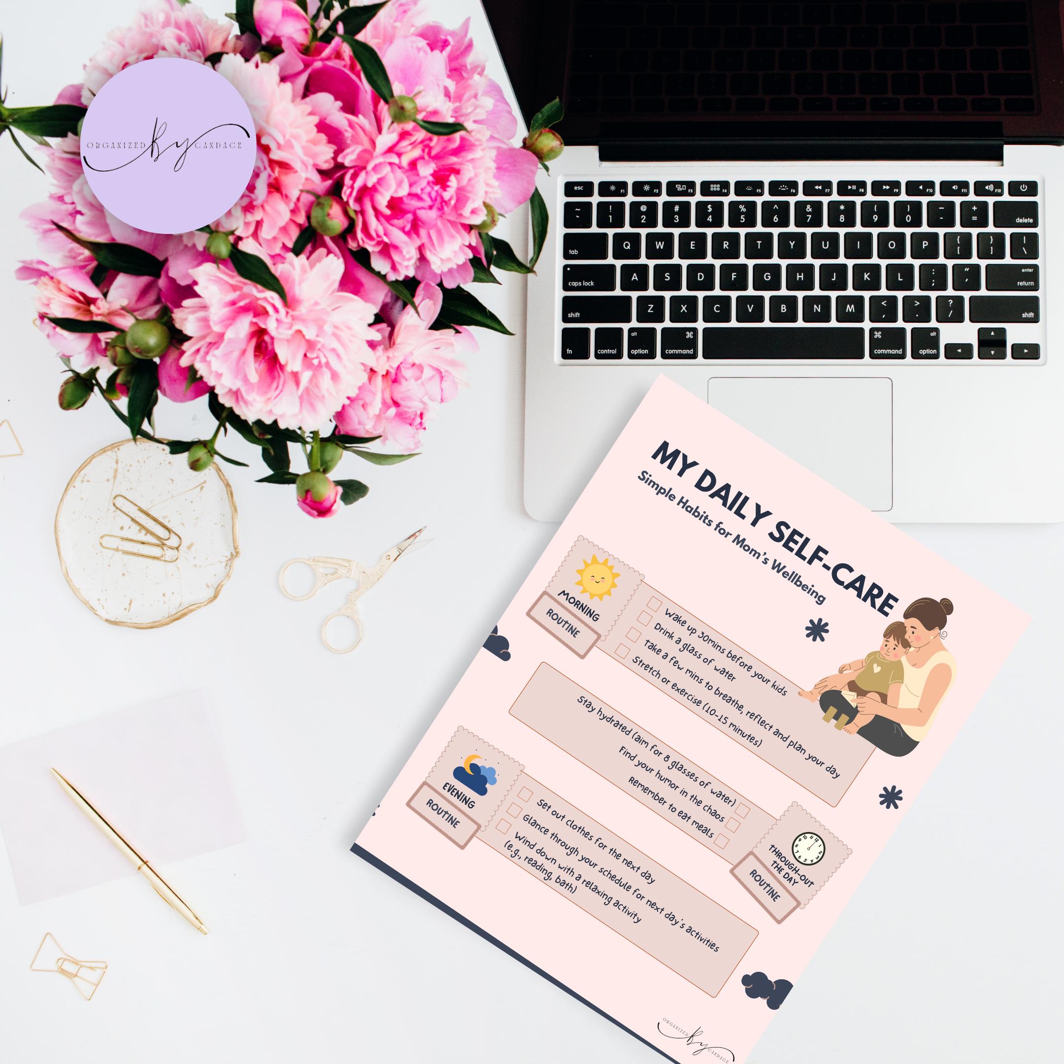 Daily Checklist for Mom's Self-care - Etsy