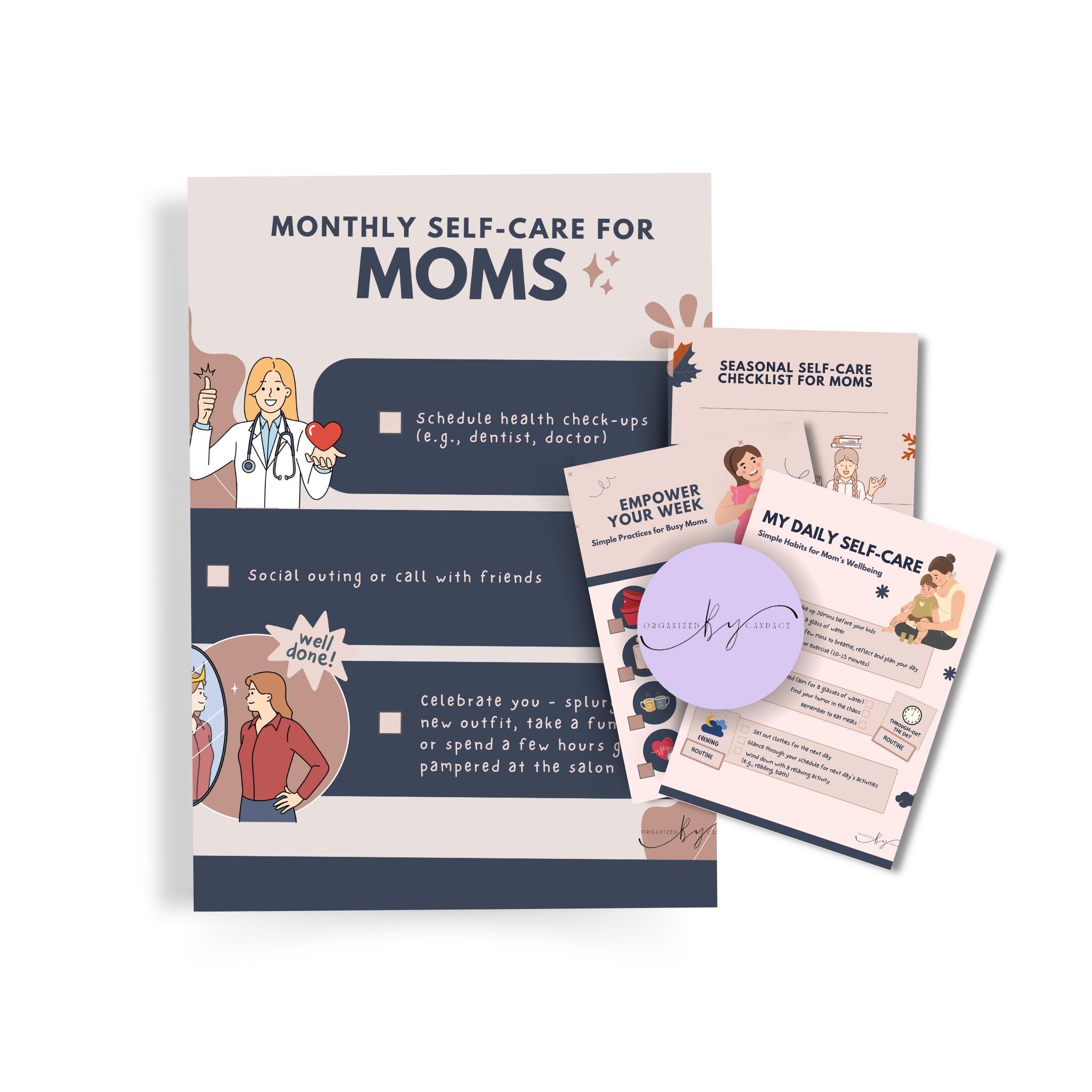 Daily Checklist for Mom's Self-care - Etsy