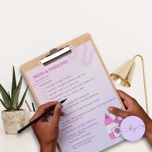 Daily Hygiene Checklist for Girls - Etsy