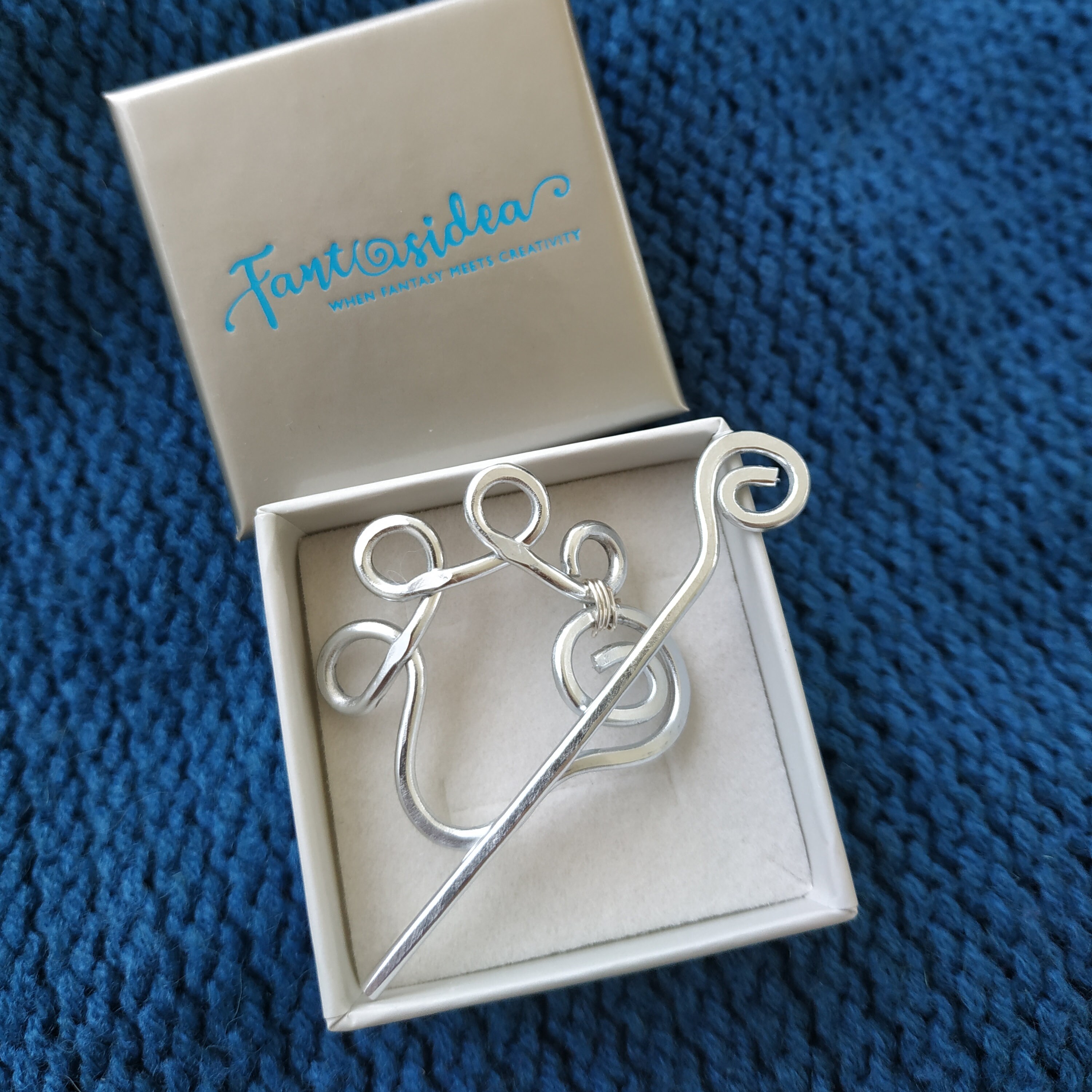 Silver Cat Pawt Pin Brooch: Aluminum Shawl Pin - Etsy