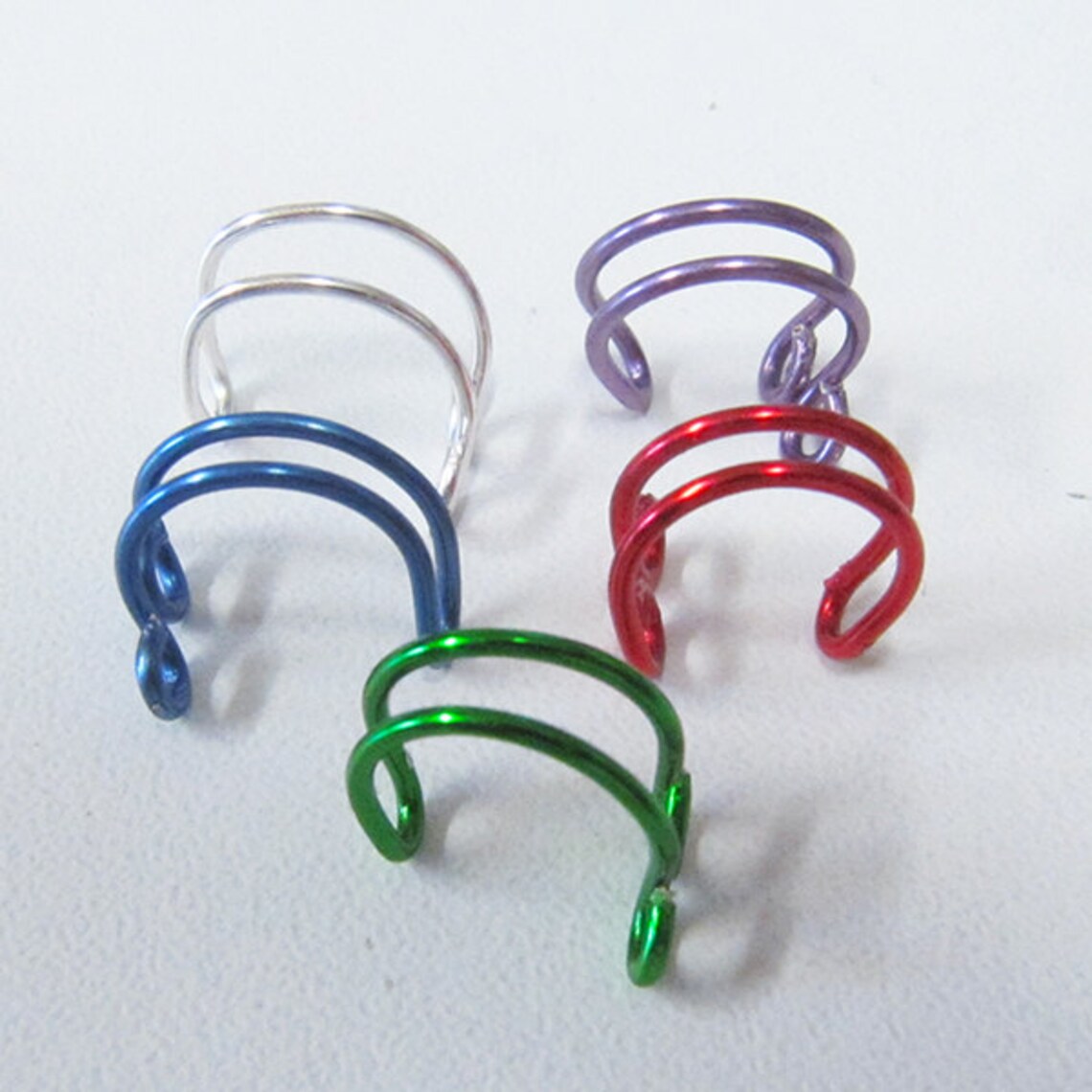 Double Loop Ear Cuff Mini Earcuff Tragus Cartilage | Etsy