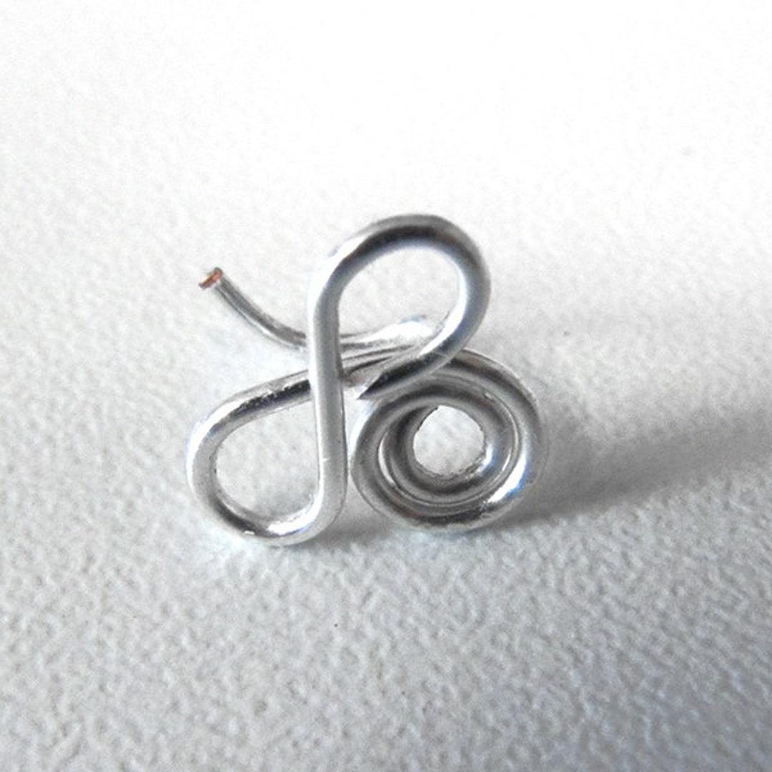 Infinity Love Swirl Nose Ring 20 Gauge - Personalized Color - Etsy
