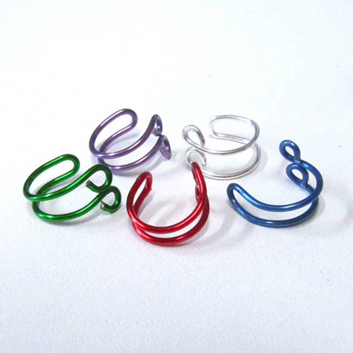 Double Loop Ear Cuff Mini Earcuff Tragus Cartilage | Etsy