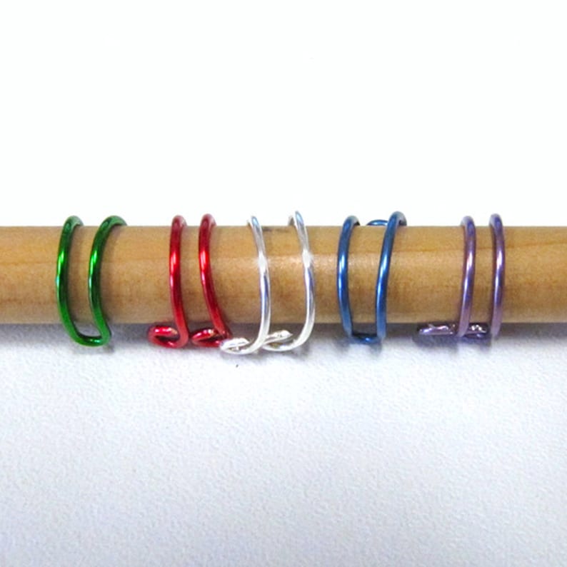 Double Loop Ear Cuff Mini Earcuff Tragus Cartilage | Etsy