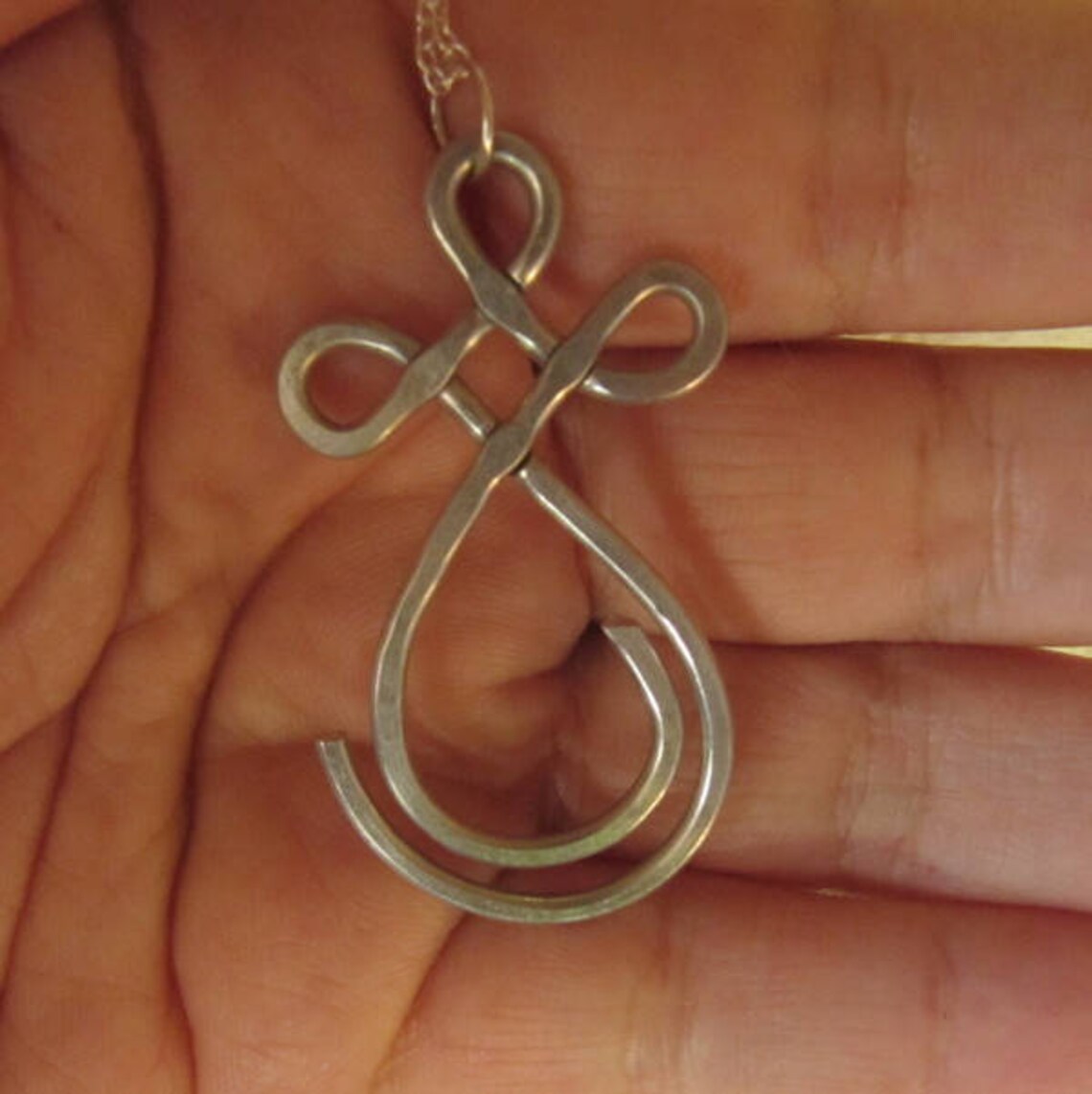 Ring Holder Necklace Silver Pendant Necklace Wedding or - Etsy