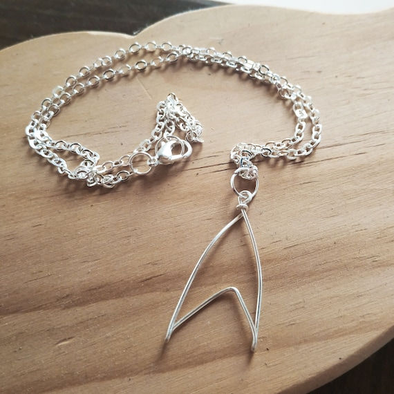 Star Trek Necklace Delta Insignia Inspired - Etsy