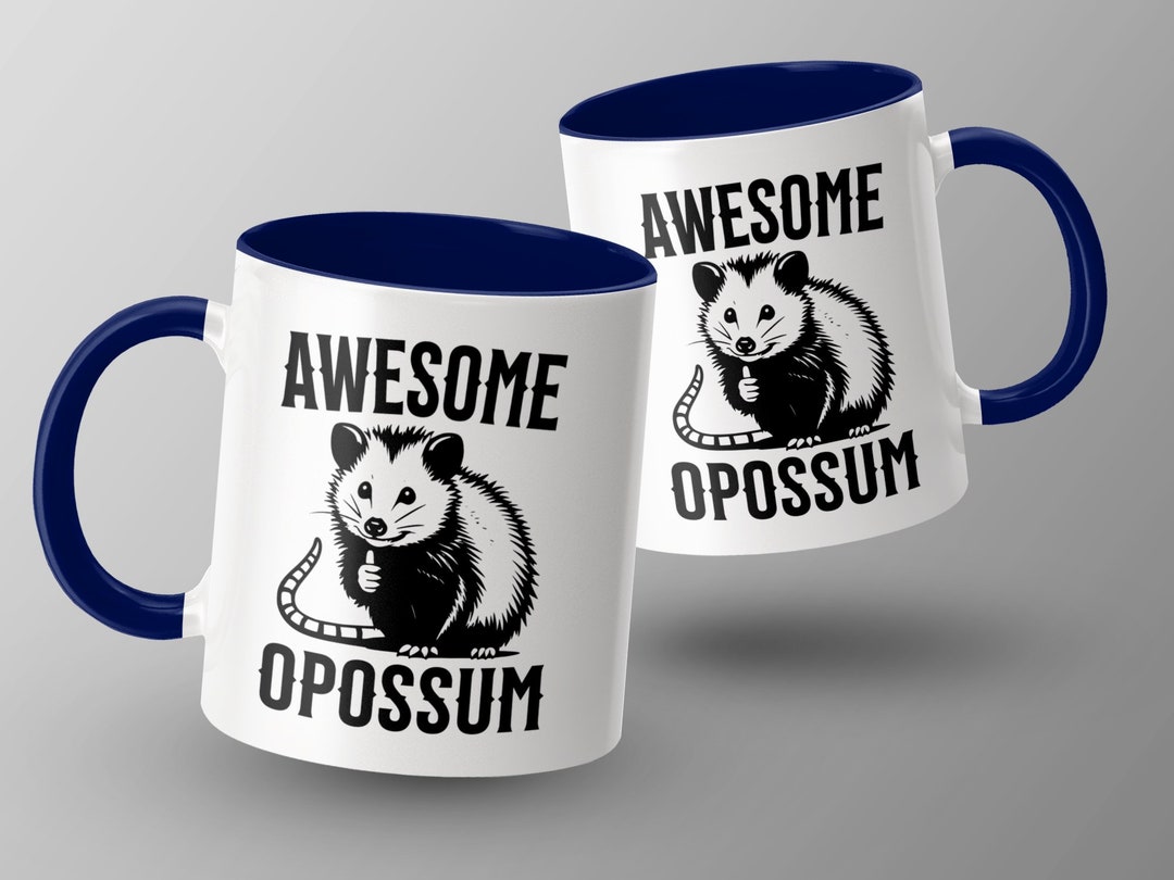 Funny Opossum Coffee Mug, Animal Lover Gift - Etsy