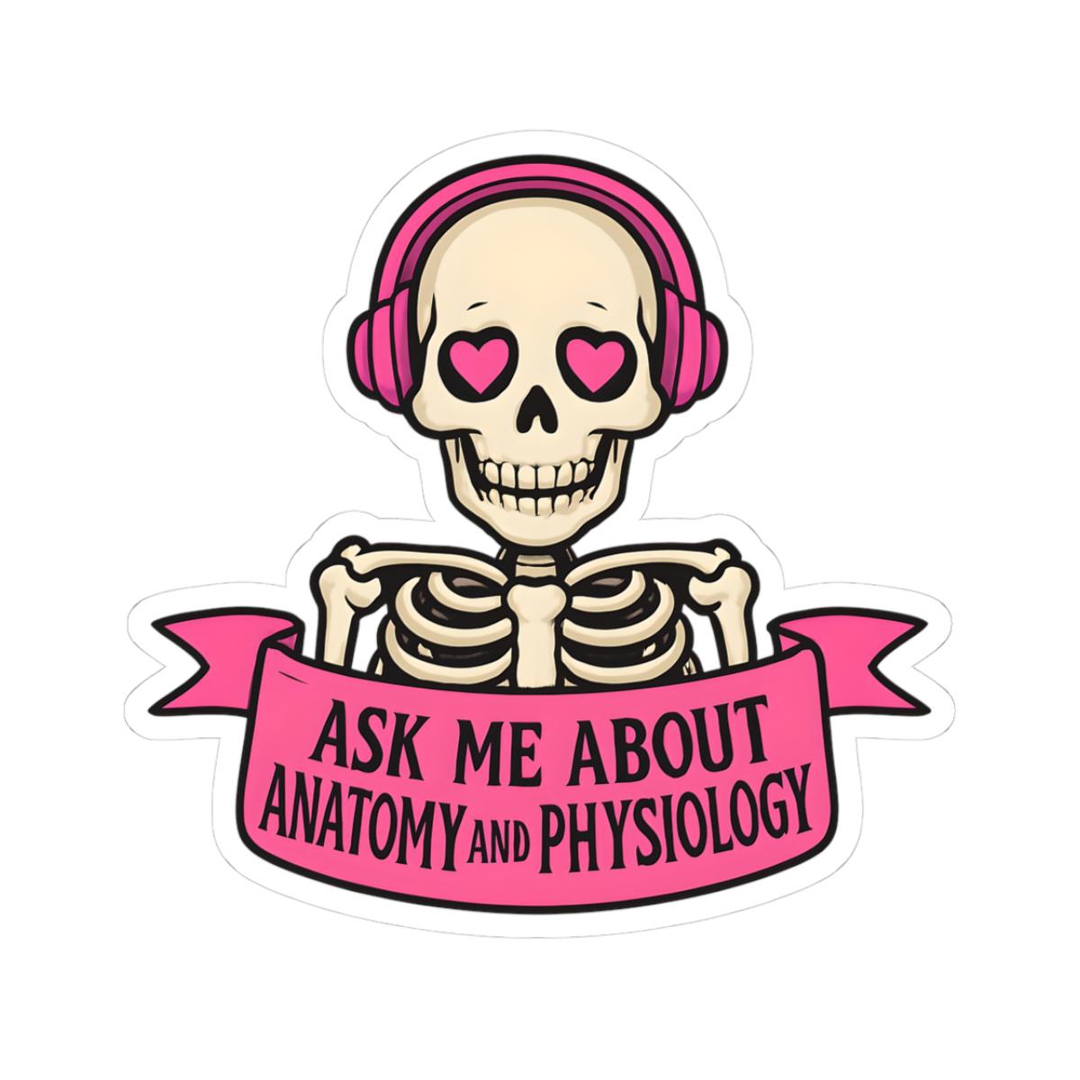 Fun Anatomy and Physiology Sticker for Science Lovers - Etsy
