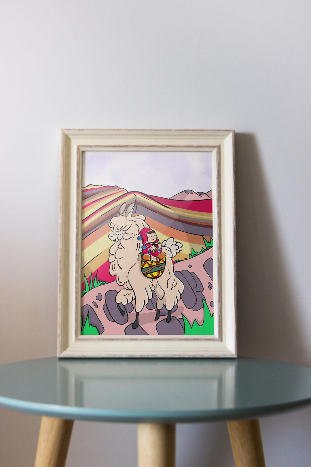 Digital Printable of the Peruvian Andean Culture mountain of Seven ...
