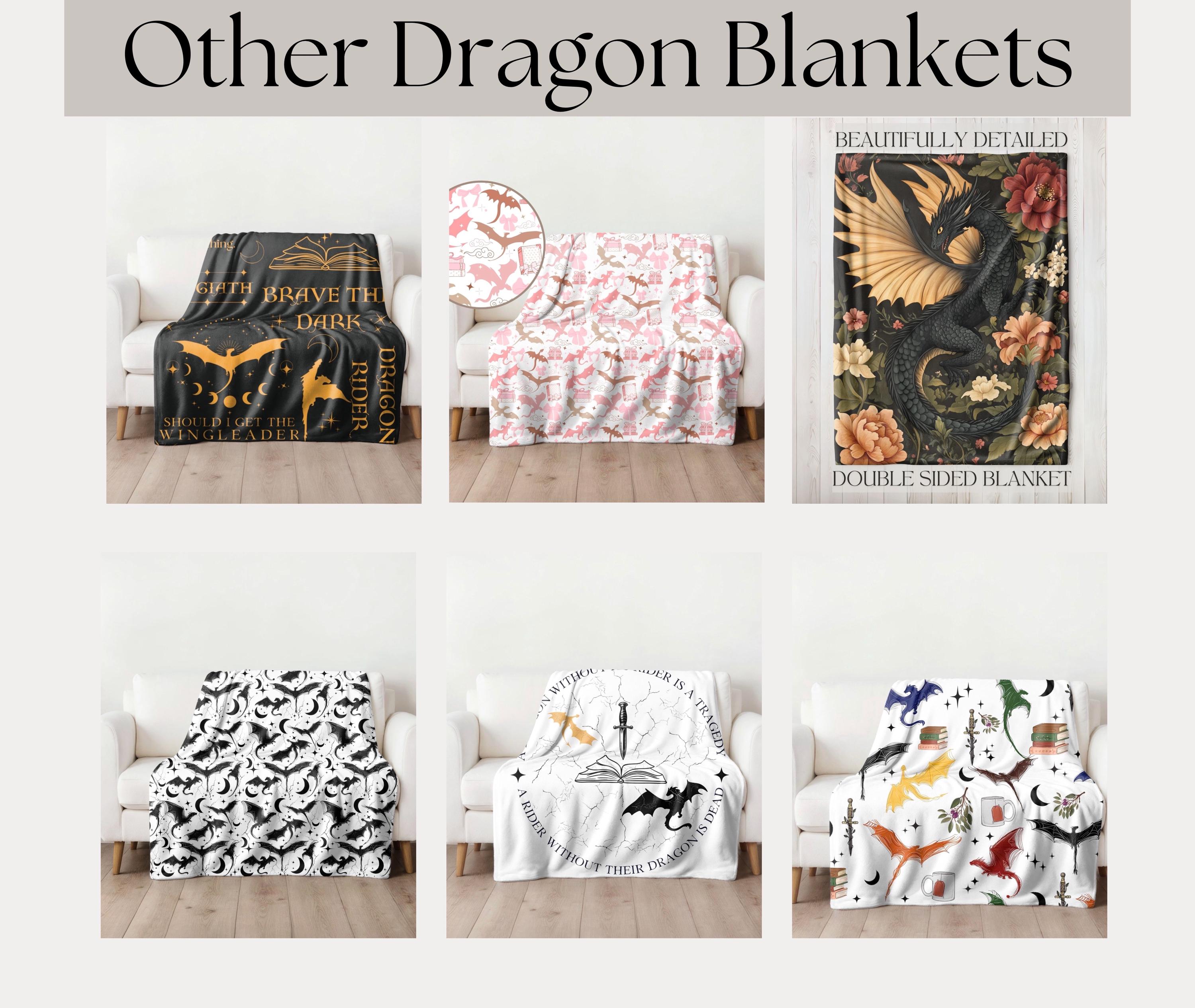 Fourth Wing Book Gift Fourth Wing Merch Blanket Gift Book Lover Gift ...