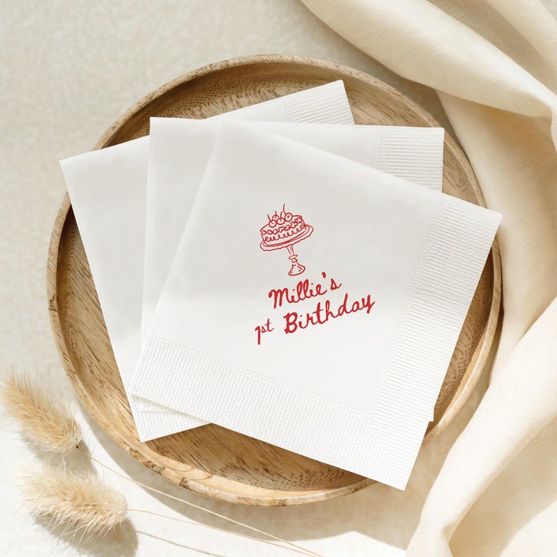 Cherry Themed Napkins - Etsy