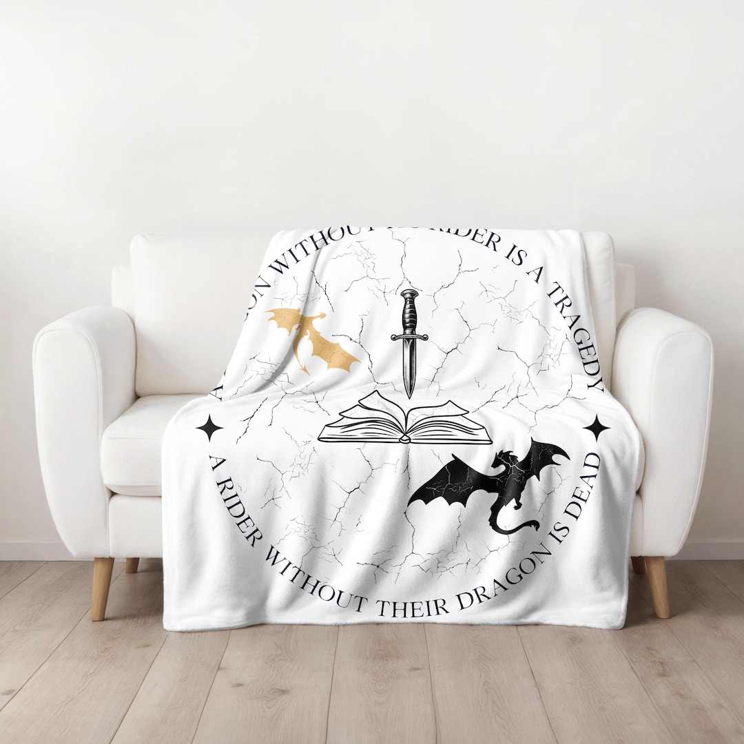 Fourth Wing Book Gift Fourth Wing Merch Blanket Gift Book Lover Gift ...