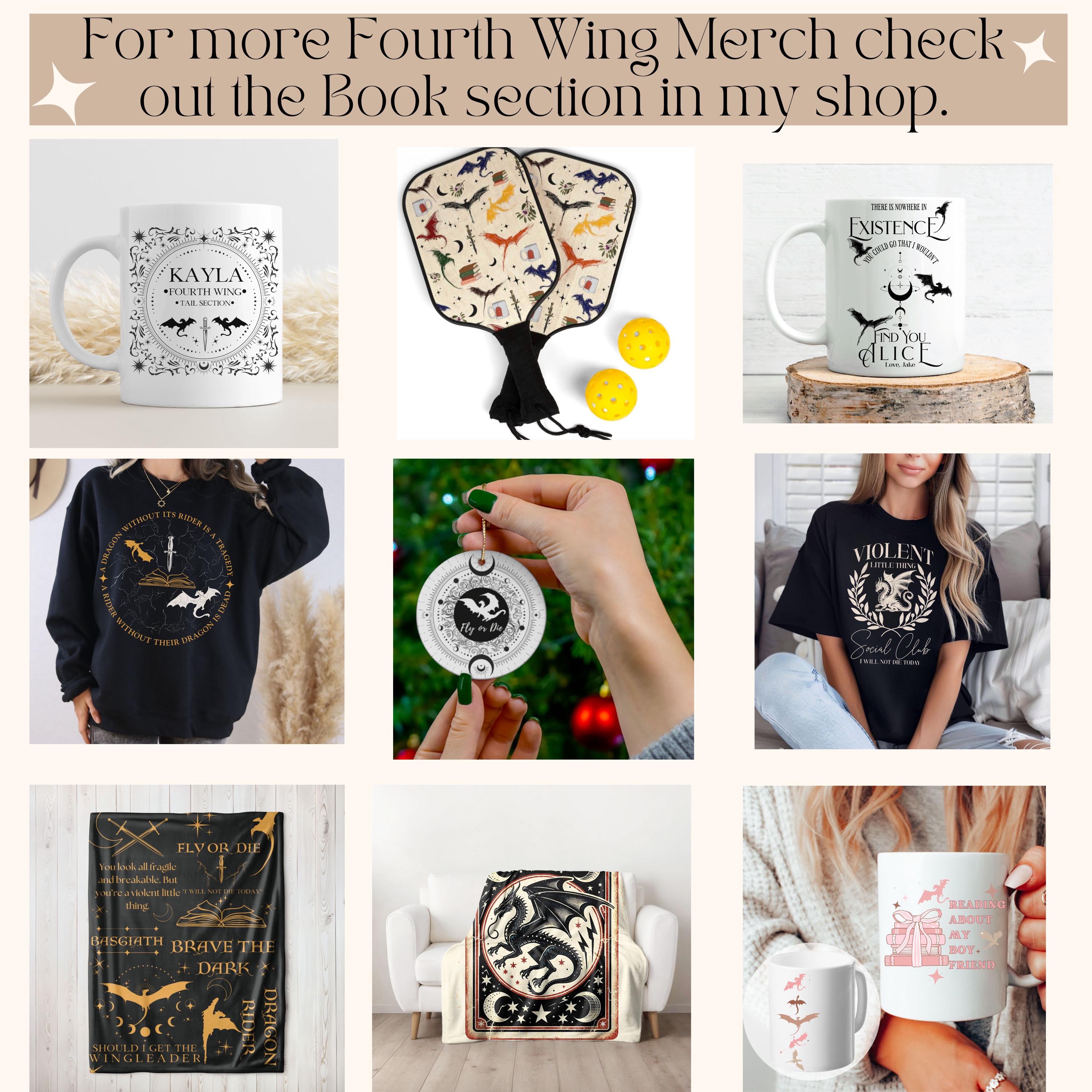 Fourth Wing Book Gift Fourth Wing Merch Blanket Gift Book Lover Gift ...