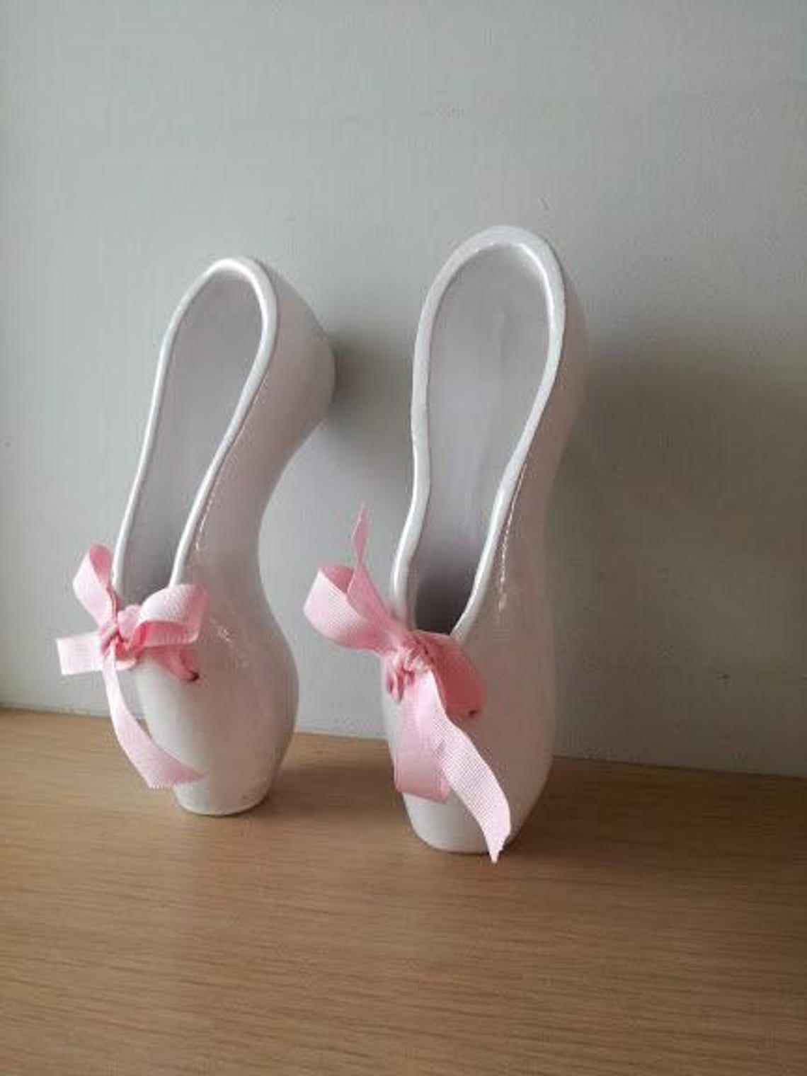 Ballerina Shoes Sculpture, Ceramic Ballerina Shoes of High Fire ...