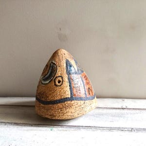 Ceramic Primitive Rattle, Decorative Rattle of Stoneware and Porcelain ...