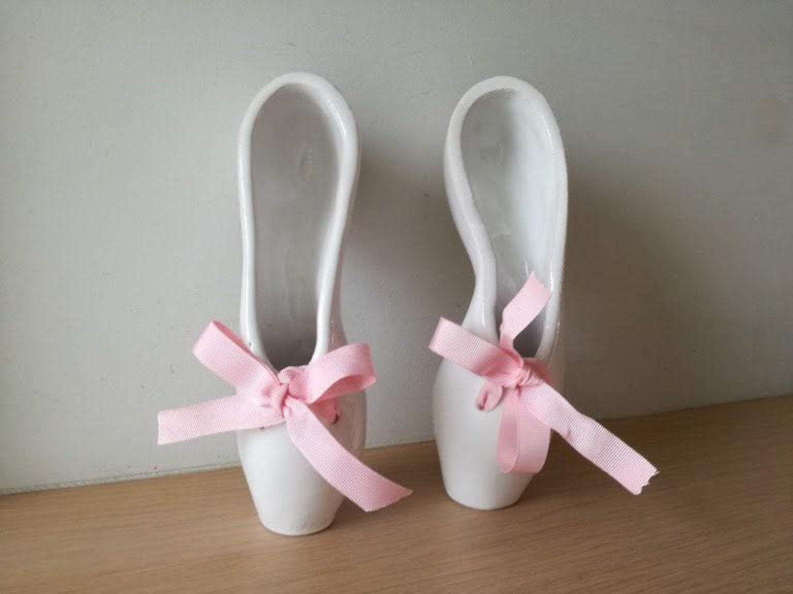 Ballerina Shoes Sculpture, Ceramic Ballerina Shoes of High Fire ...