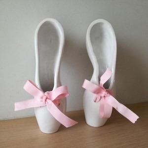 Ballerina Shoes Sculpture, Ceramic Ballerina Shoes of High Fire ...