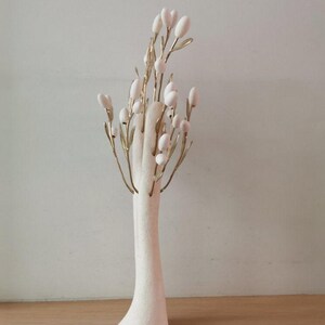 White Olive Tree, Ceramic Olive Tree With Brass Olive Branches, Olive ...