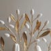 Modern Olive Tree Sculpture, Ceramic Olive Tree With Brass Olive ...