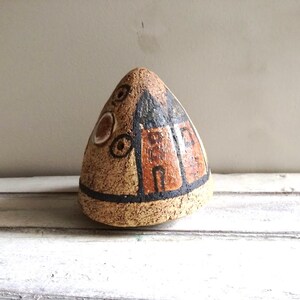 Ceramic Primitive Rattle, Decorative Rattle of Stoneware and Porcelain ...