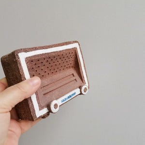 Ceramic Radio Miniature, Ceramic Radio Art Object, Stoneware Clay Radio ...
