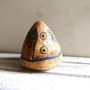 Ceramic Primitive Rattle, Decorative Rattle of Stoneware and Porcelain ...