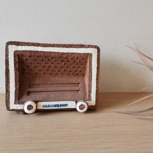 Ceramic Radio Miniature, Ceramic Radio Art Object, Stoneware Clay Radio ...