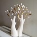Modern Olive Tree Sculpture, Ceramic Olive Tree With Brass Olive ...