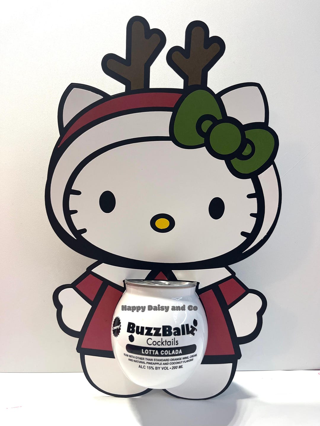 Christmas Kitty Buzzballz Holder, Reindeer - Etsy