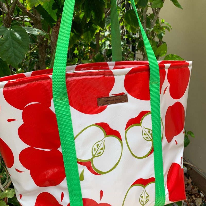 Oilcloth Tote Bag - Etsy