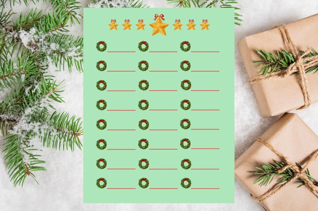 To Do List Christmas, Printable, Digital, Daily Checklist, Task List ...