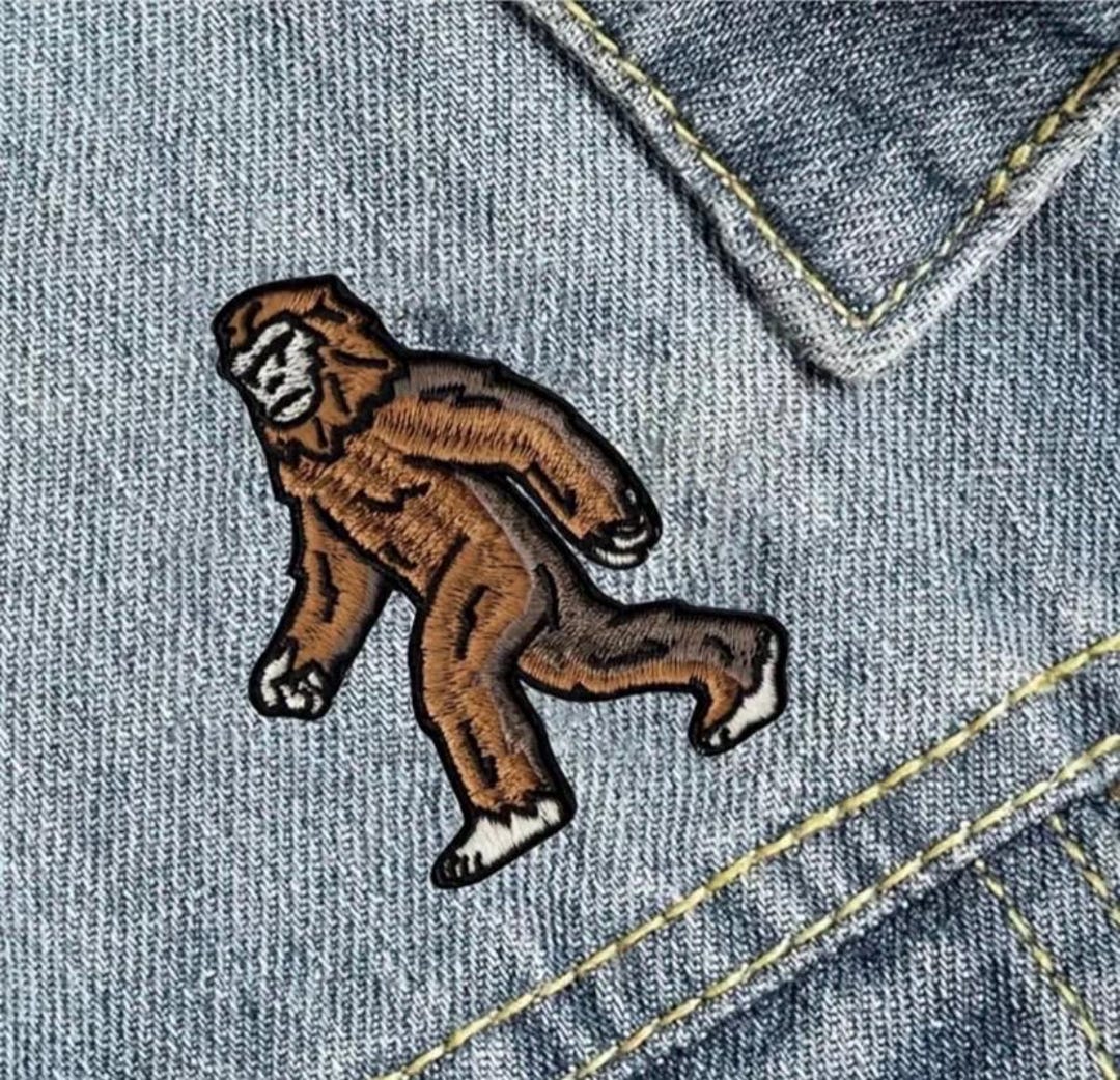 Sasquatch Patch Big Foot Iron on Patch Outdoor Adventure Patch for ...