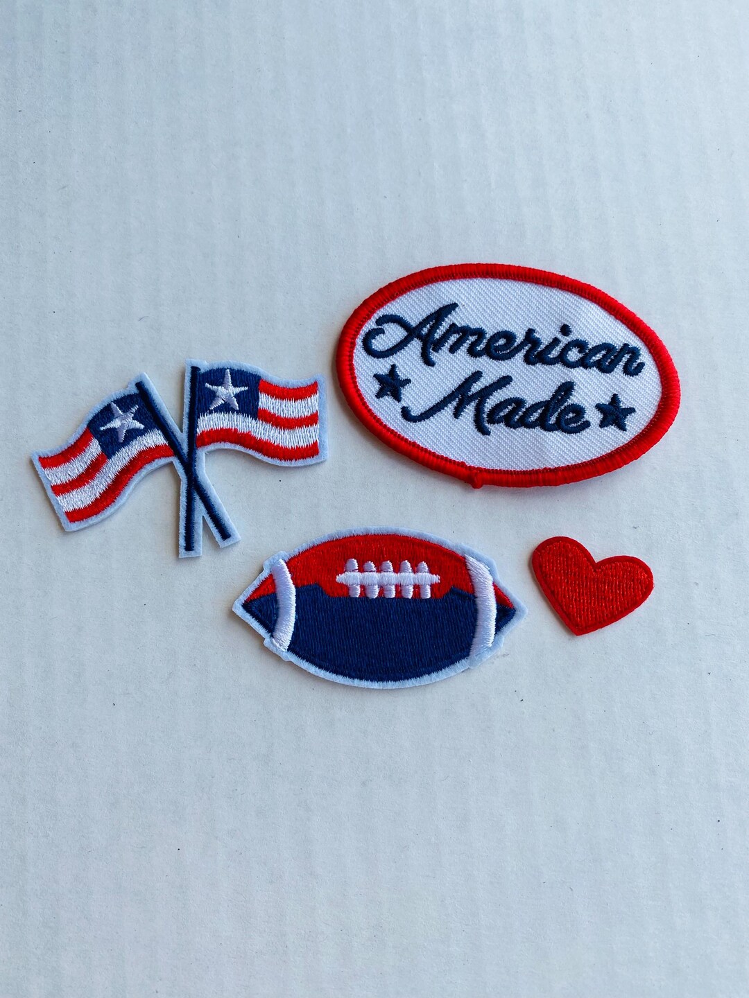 American Flag Patches Aesthetic Red White Blue Patch America Patch for ...