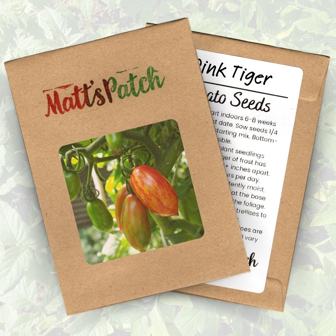 Pink Tiger Tomato Seeds (25 Seeds) - Etsy