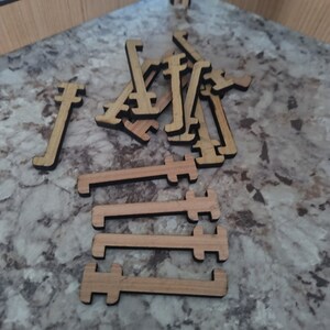 Handmade Wooden Ornaments, Keychains, and Earrings Display Stand ...