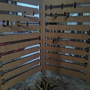 Handmade Wooden Ornaments, Keychains, and Earrings Display Stand ...