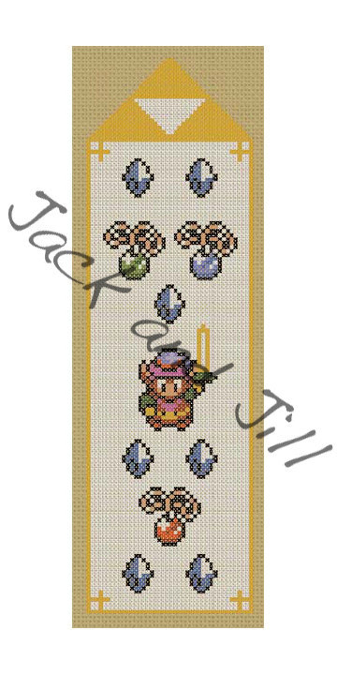 Legend of Zelda Bookmark 5 - PATTERN - Etsy
