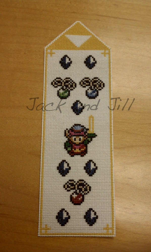 Legend of Zelda Bookmark 5 PATTERN - Etsy
