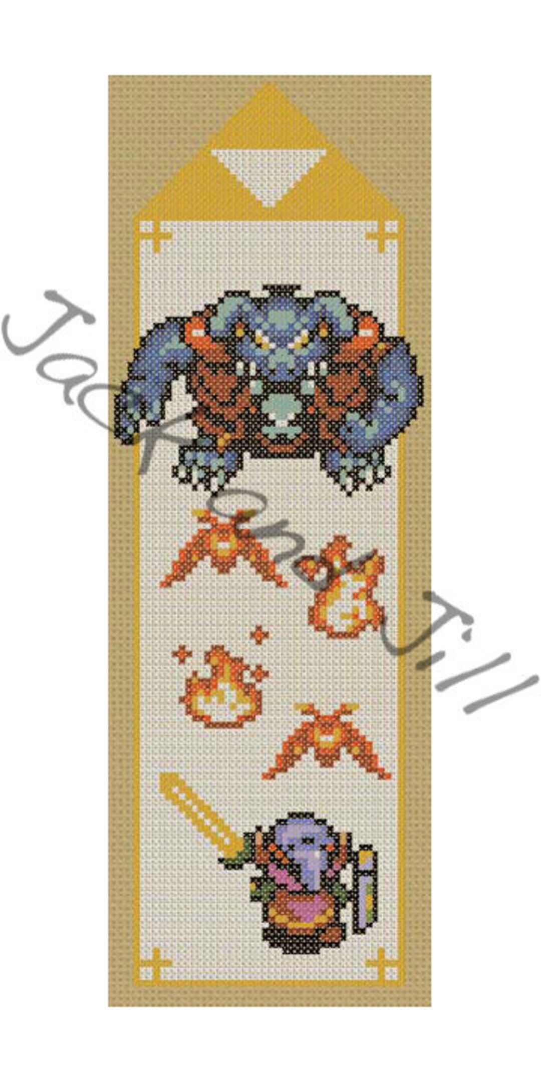 Legend of Zelda Bookmark 2 - PATTERN - Etsy