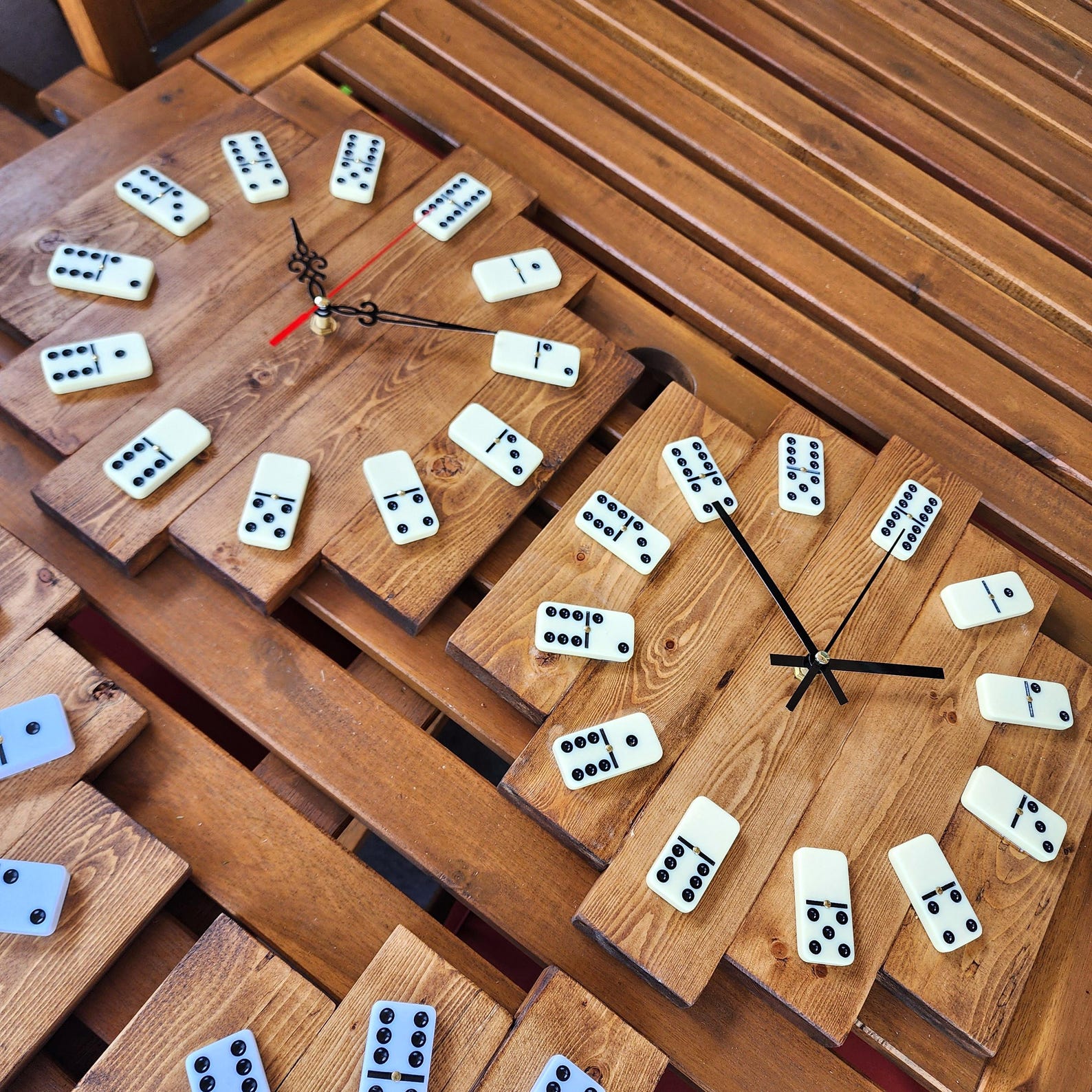 Domino Themed Clocks Personalized Custom - Etsy