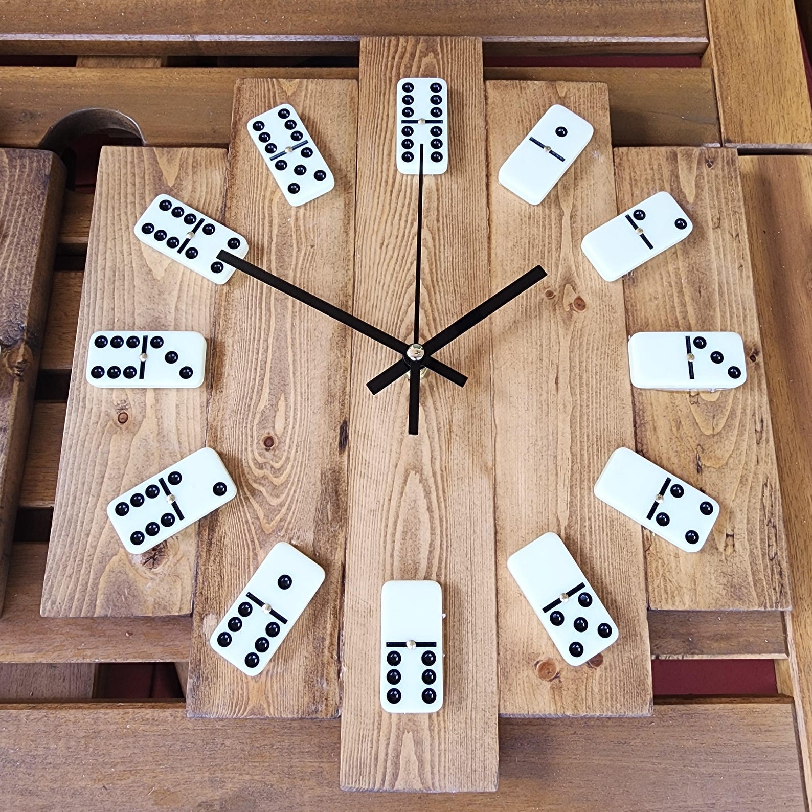 Domino Themed Clocks Personalized Custom - Etsy