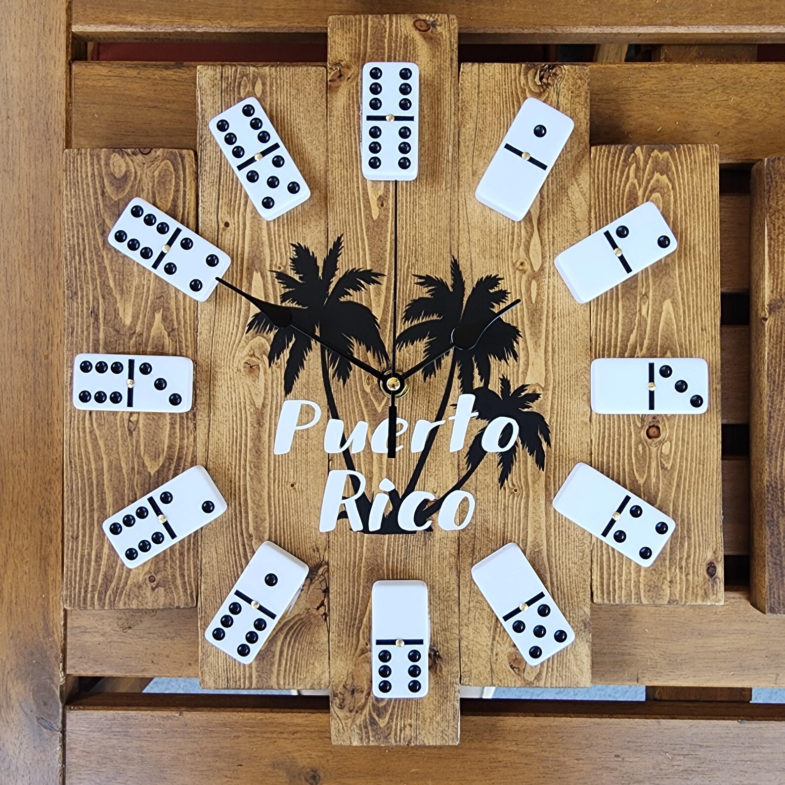 Domino Themed Clocks Personalized Custom - Etsy