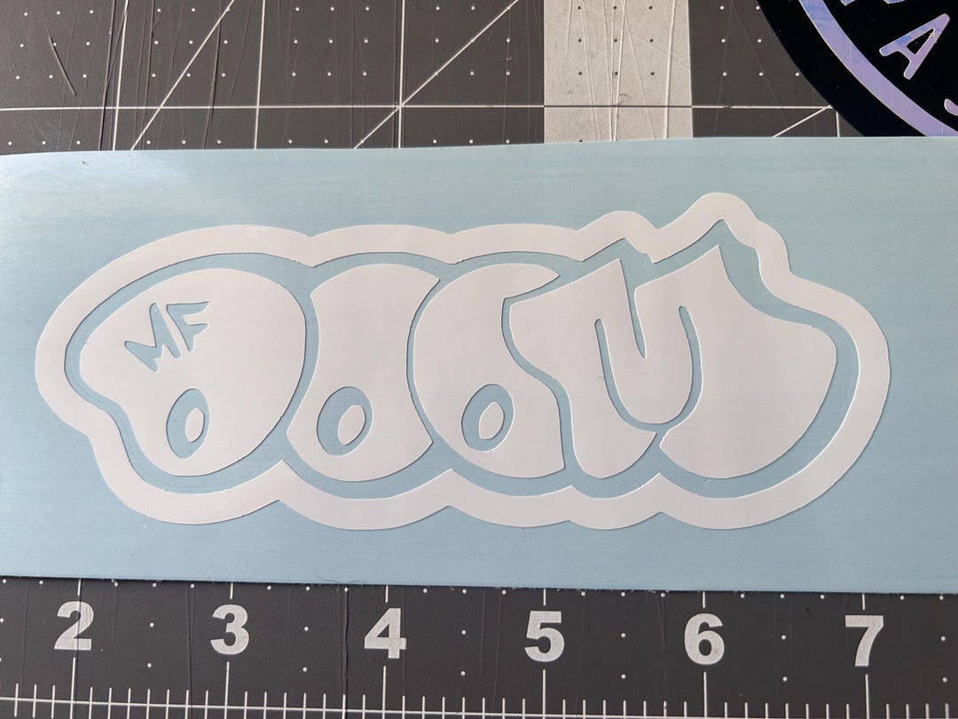 MF Doom Vinyl Decal Rapper Tribute Sticker Hip-hop Car Decal Custom ...
