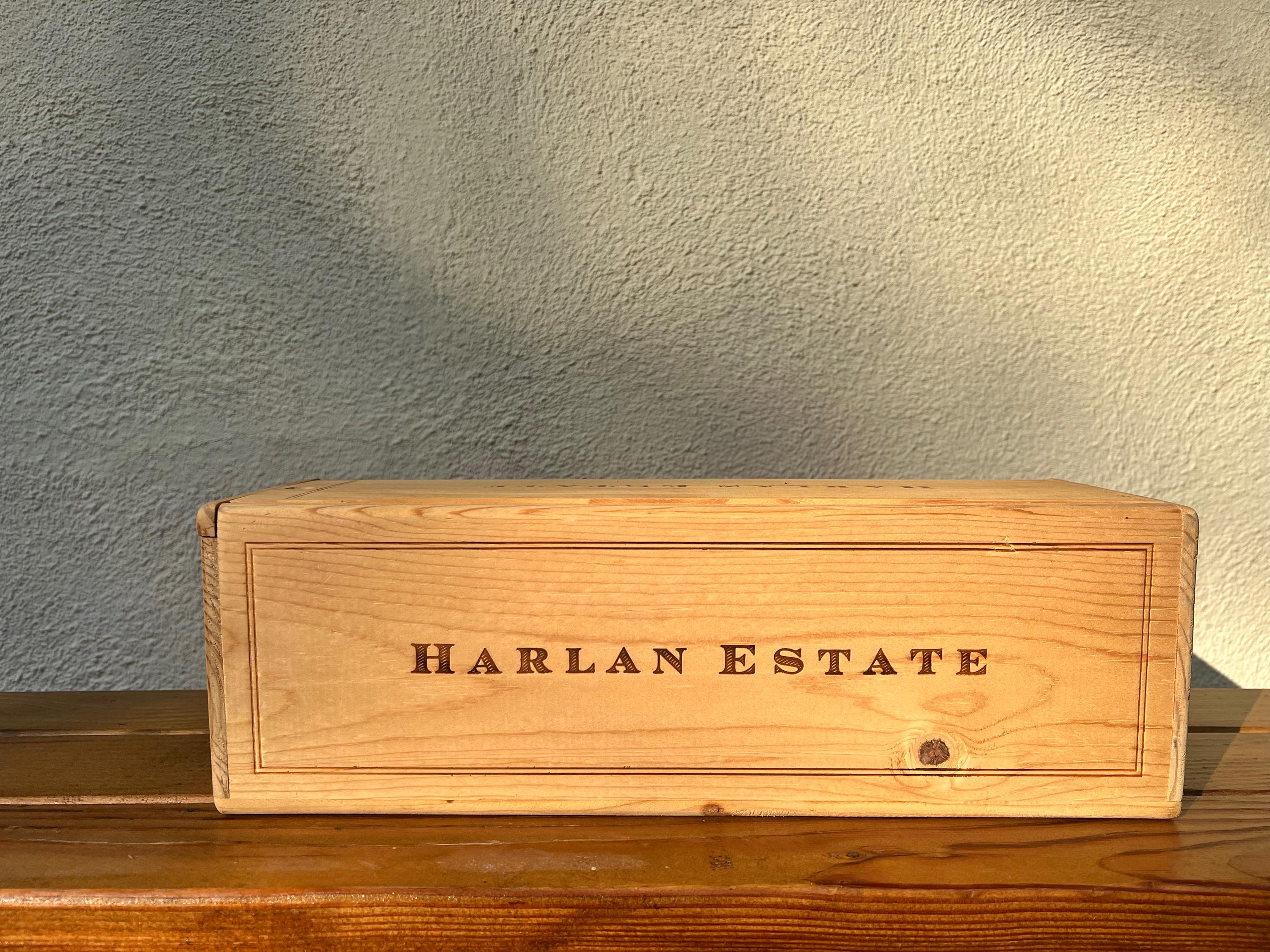 Wood Wine Box/single Wine Crate (from Harlan Estates Vineyard in Napa ...