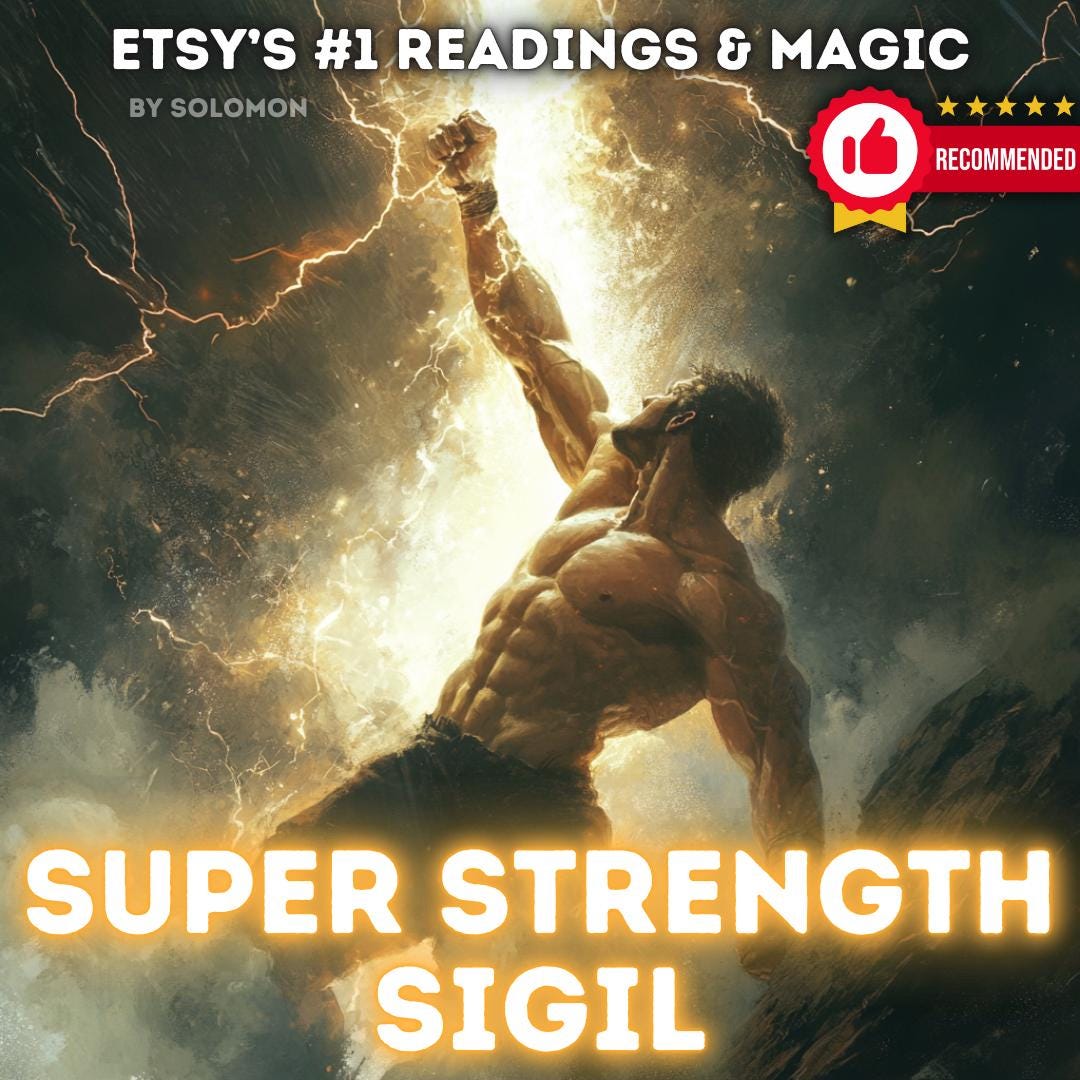Super Strength Sigil: Empower Your Mind and Body | Manifest Resilience ...