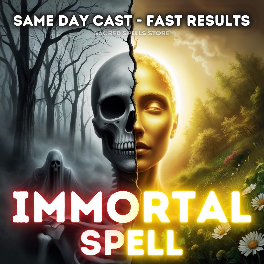 Immortal Spell - Immortality Magical Spell, Eternal Life, Healing Spell ...