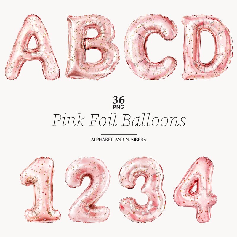 Alphabet Balloons - Etsy